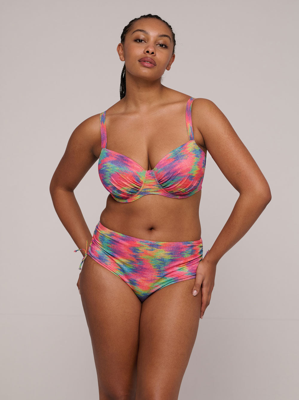 Cairo drawstring full bikini briefs - Sunset Nile | Prima Donna Swim – Affair Lingerie