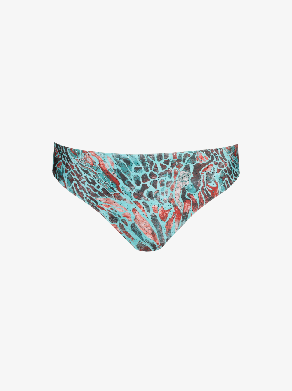 Riyad Rio mid-rise bikini briefs - Turquoise Seas | Prima Donna Swim ...