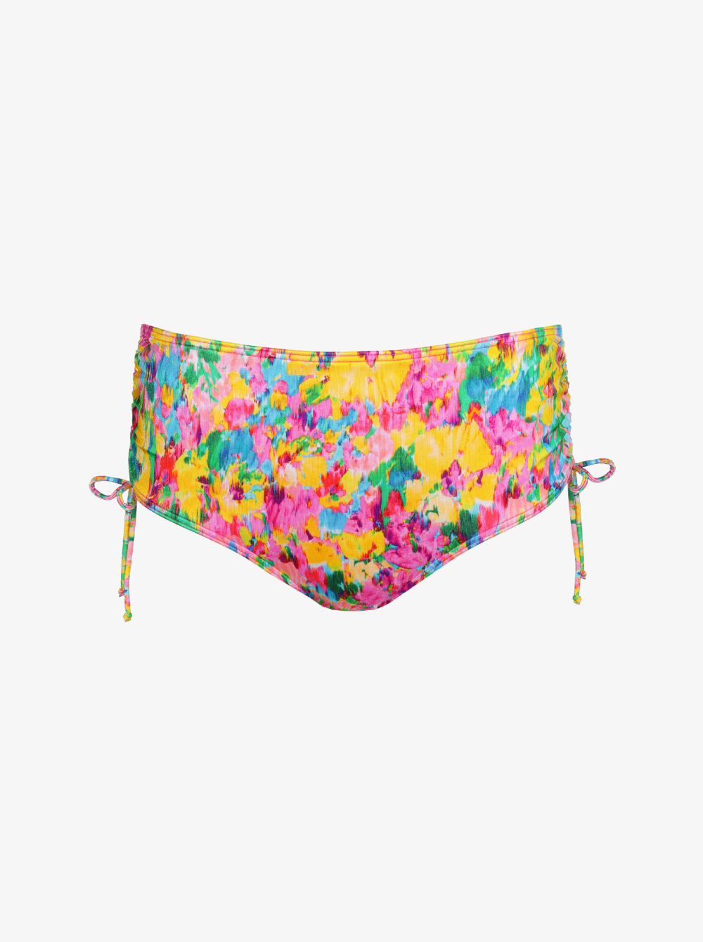 Ubud floral-print drawstring full bikini briefs - Sun Glow | Prima ...